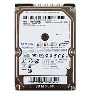 דיסק קשיח Samsung 2.5 160GB HM160HC Hard Disk Drive HDD 8MB 5400RPM ...