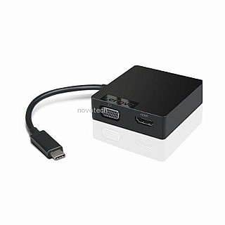מתאם Lenovo USB-C Travel Hub Gen2, 4X91A30366