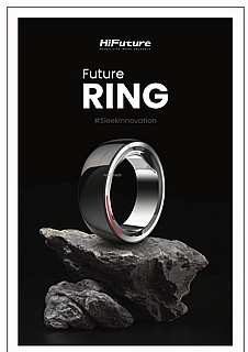 טבעת חכמה HiFuture FUTURE RING , SMART RING , טבעת חכמה לניטור מידע על פעולות הגוף , קישור פשוט ...
