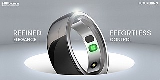 טבעת חכמה HiFuture FUTURE RING , SMART RING , טבעת חכמה לניטור מידע על פעולות הגוף , קישור פשוט ...