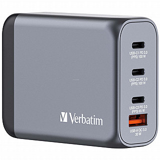 מטען קיר Verbatim GaN Charger 200W, 32204 אחריות יבואן רשמי