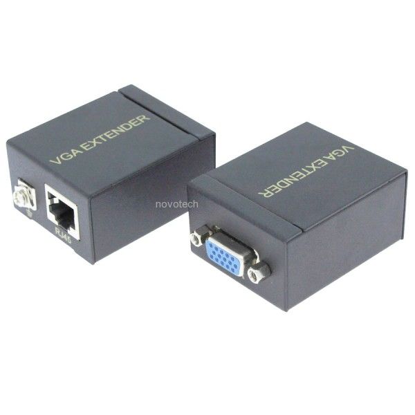 מרחיק VGA דרך חיבור RJ45 עד 60 מטר VGA-EXT-60המאריך האיכותי של חיבור ...