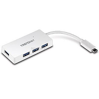 מתאם TRENDnet 4-Port USB-C Ultra-Mini Hub TUC-H4E