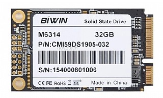 דיסק קשיח Biwin-ssdnow M6314 mSATA Internal SSD Flash Drive 64GB