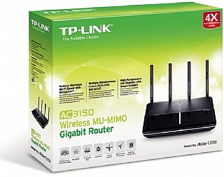 ראוטר TP-Link Archer C3150 AC3150 MU-MIMO Gigabit 3150Mbps נובוטק ראוטר ...