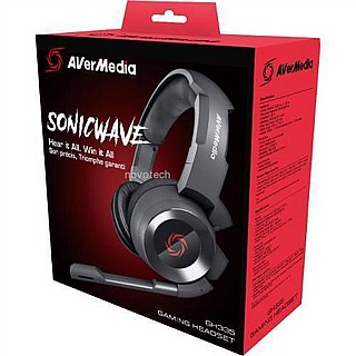 אוזניות גיימרים AverMedia SonicWave 7.1 GH337 Gaming Headset,