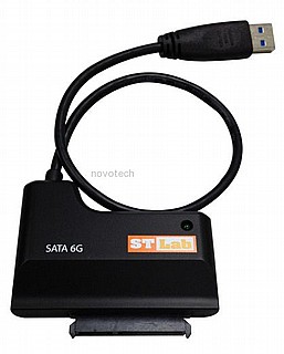 מתאם STLab U-950 USB 3.0 To SATA, מתאם מבית STLab מאפשר להפוך חיבור ...
