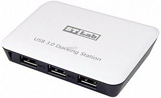 מפצל 3 יציאות USB 3.0 + יציאת רשת STLab U-810 Gigabit,