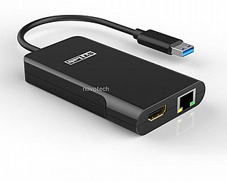 תחנת עגינה STLab U-1030 USB 3.0 Mini Dock Hub,