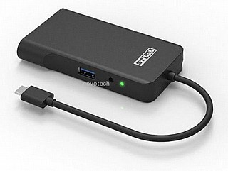 תחנת עגינה STLab U-1200 USB 3.0 Type-C Mini Docking Station,