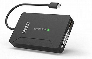 תחנת עגינה STLab U-1190 USB 3.0 Type-C Mini Docking Station,