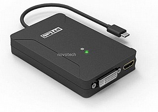 תחנת עגינה STLab U-1190 USB 3.0 Type-C Mini Docking Station,