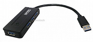מפצל USB 3.0 עם ספק כח STLab U-930 4-Port רכזת USB 3.0 איכותי מבית ...